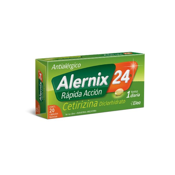 ALERNIX 24 RAPIDA ACCION CAPSULAS BLANDAS X 20 - Farmalife
