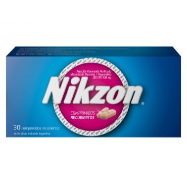 NIKZON 500 MG COMPRIMIDOS RECUBIERTOS X 30 - Farmalife