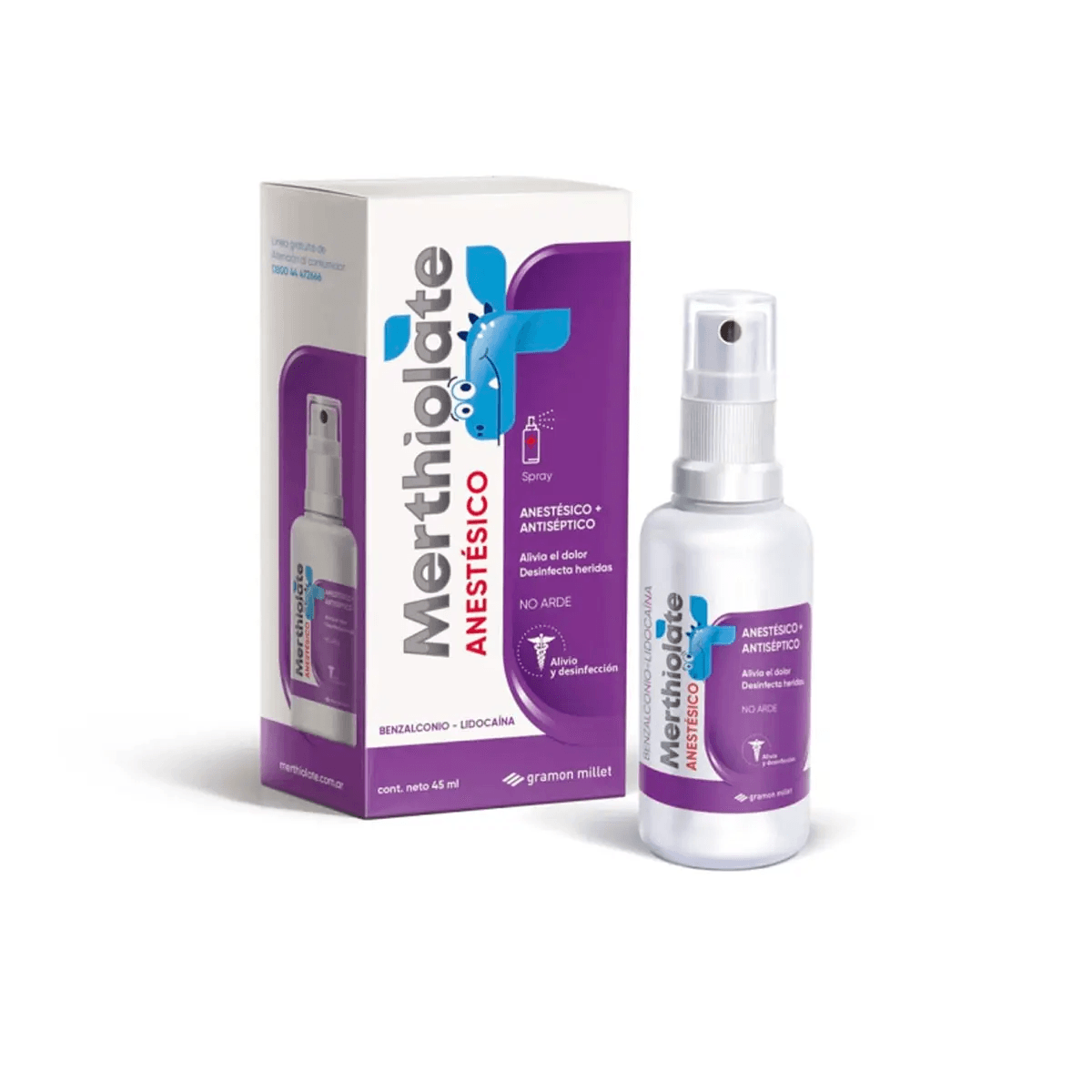 MERTHIOLATE ANESTESICO SOLUCION X 45 ML - Farmalife