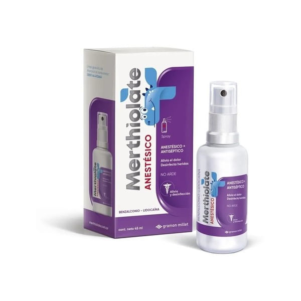 MERTHIOLATE ANESTESICO SOLUCION x 60 ML - Farmalife