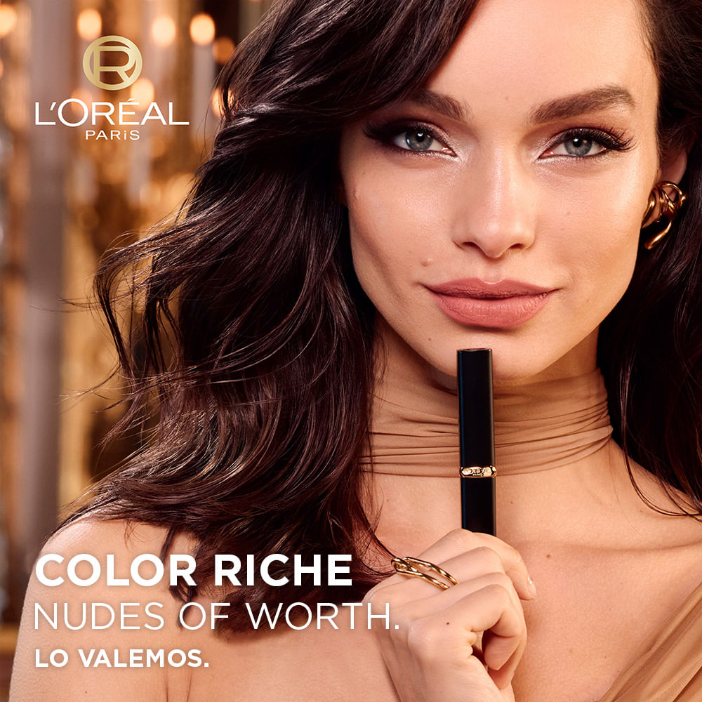 Labial Matte L'Oréal Paris Color Riche Tono Le Nude Defiant - Farmalife