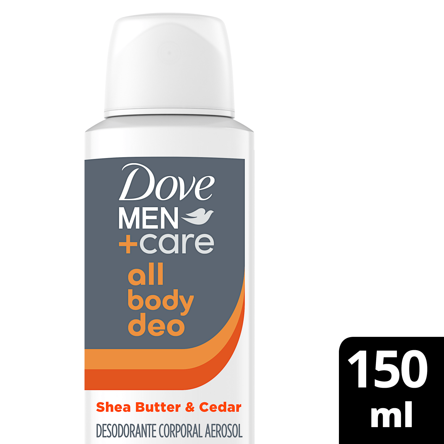 Desodorante Dove Men All Body Deo Shea Butter & Cedar 150 Ml - Farmalife